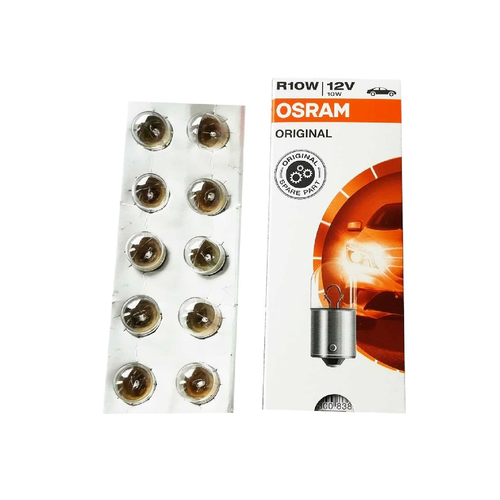 10x Osram 5008 12V 10W R10W BA15s Glühlampen Glühbirne Lampe Kugellampe ...