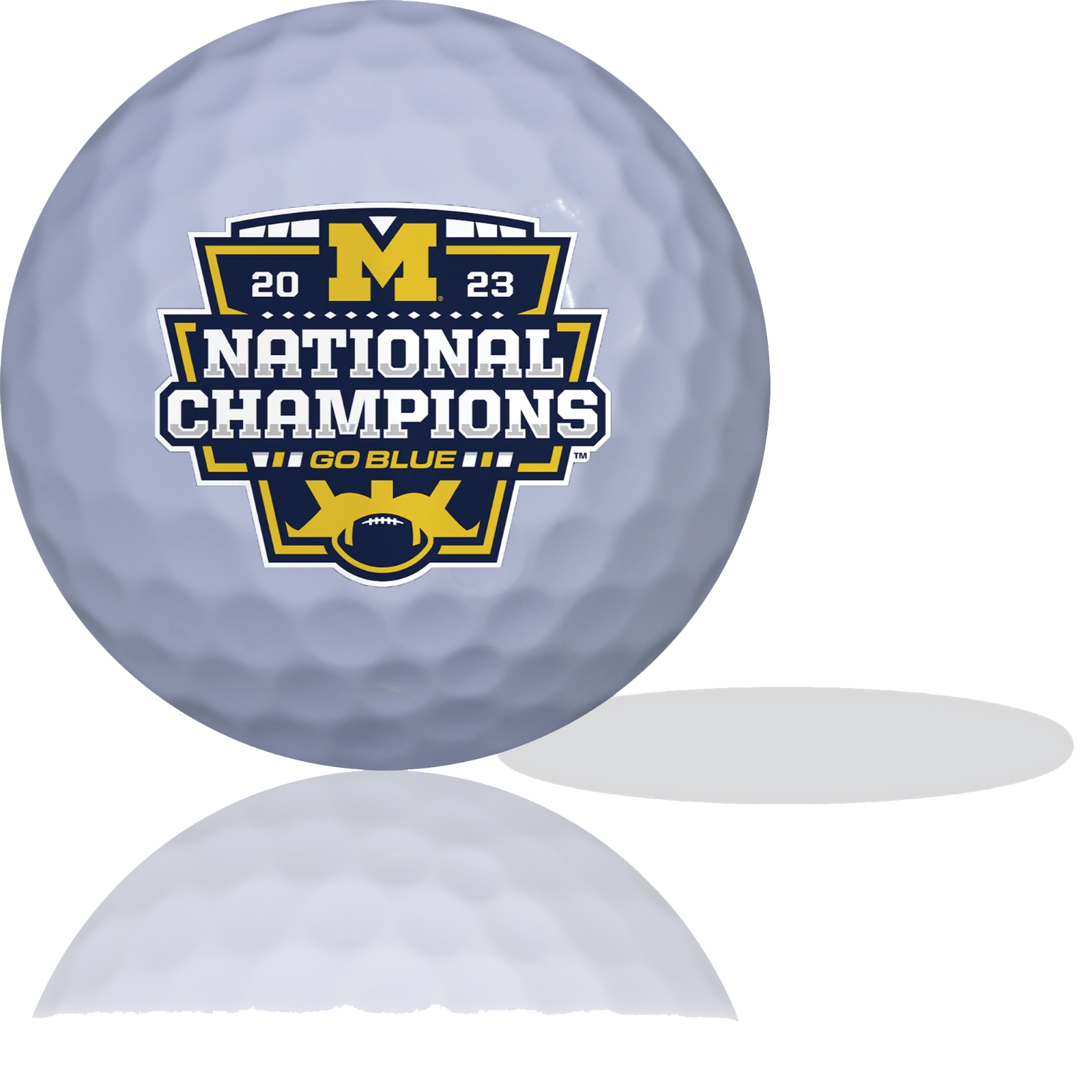 Michigan National Champions Tri-Color 3 Golf Ball – 20 tee Set - Great ...