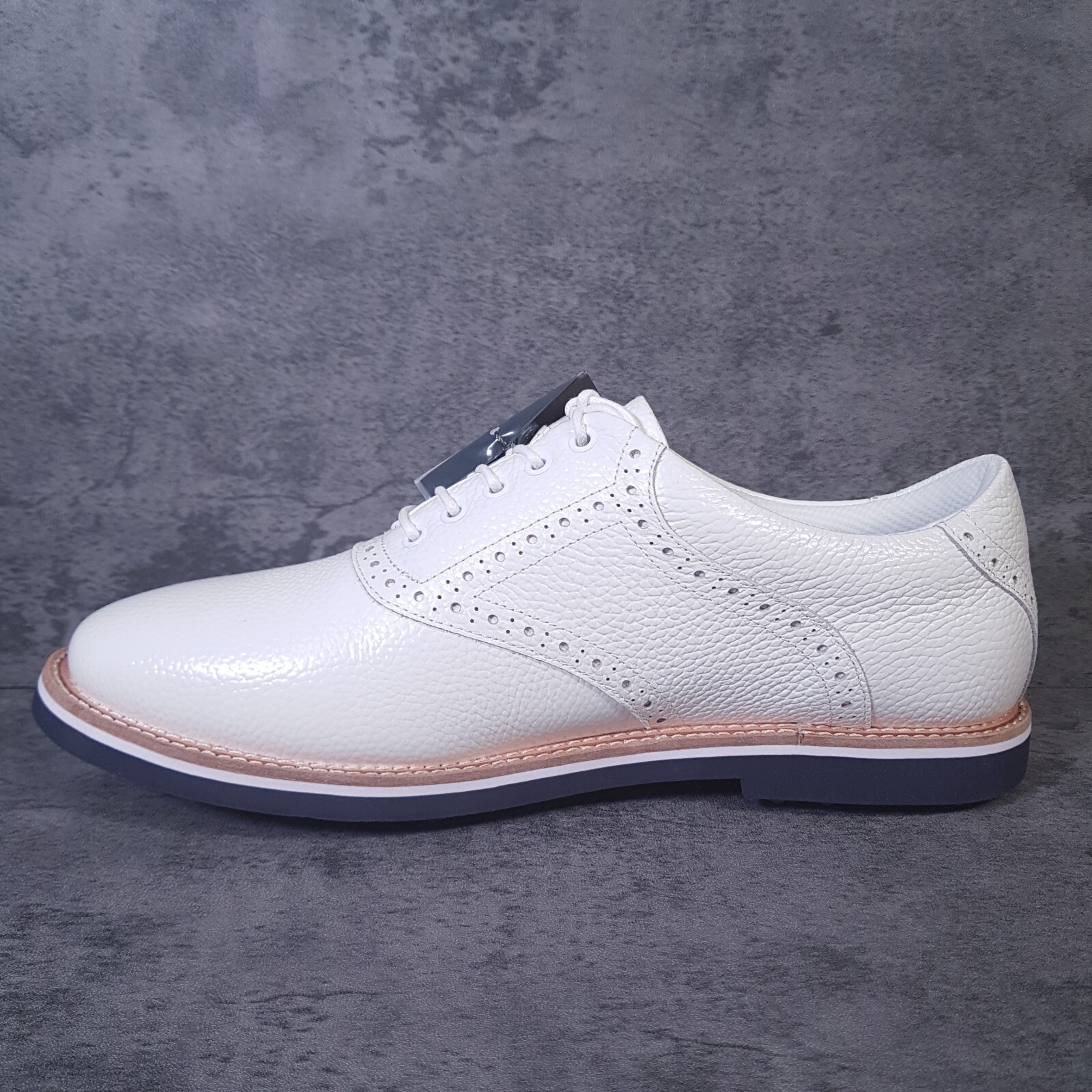 G/Fore G4 Skull Saddle Gallivanter Golf Shoes Mens 12.5 White Blue ...
