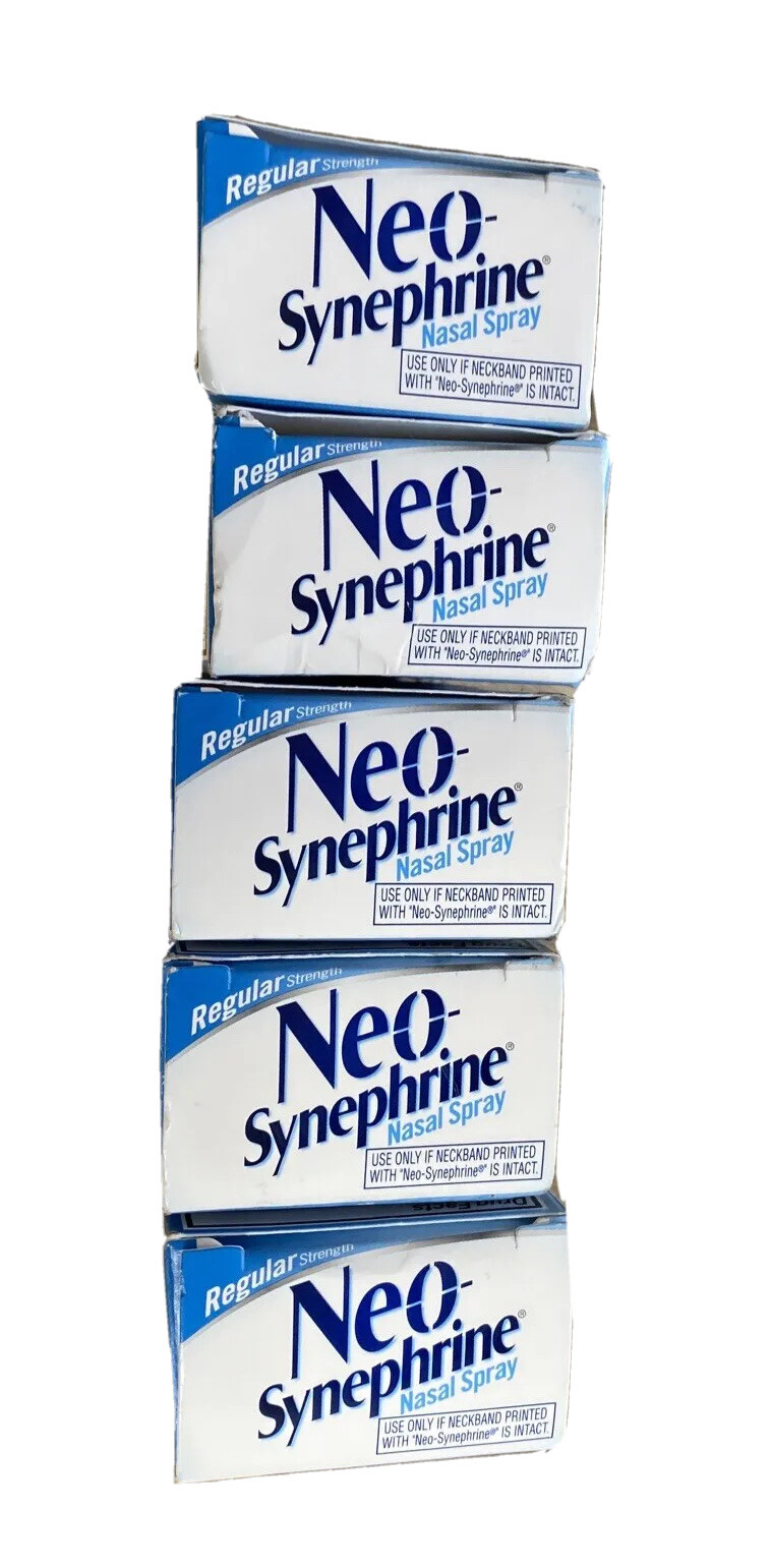 Neo Synephrine COLD+ALLERGY Nasal decongestant Spray .5oz REGULAR Lot ...