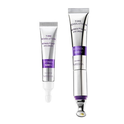 [MISSHA] Time Revolution Retinol 500 Shot Galvanic Eye Cream Duo Set ...