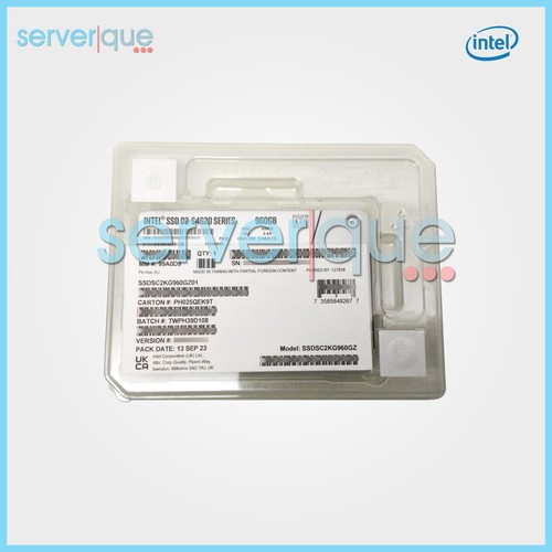 NEW SSDSC2KG960GZ Intel D3-S4620 Series 960GB 6Gbps SATA TLC 2.5 ...