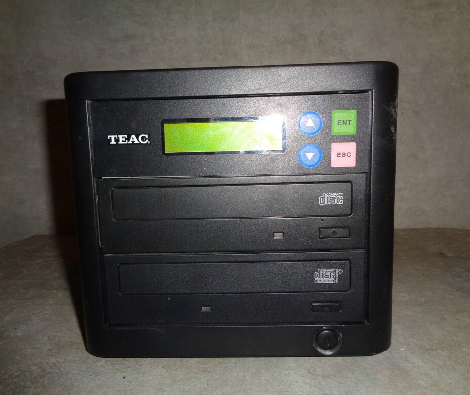 TEAC 1X1 Stand Alone Black Buffer Memory 16x CD Duplicator - Model CDW ...