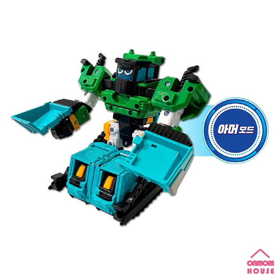 Metal Cardbot Buster Gallon Transformation Robot Bulldozer Action ...