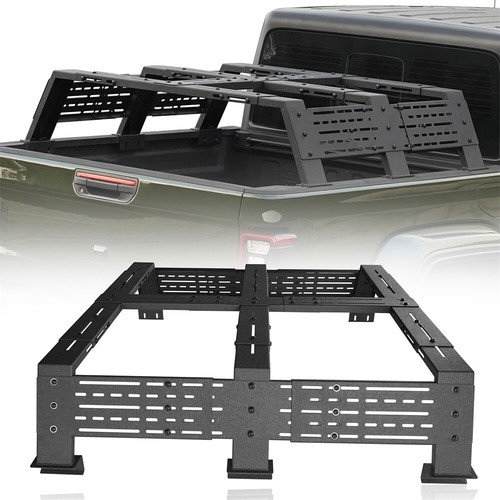12.2" High Overland Bed Rack Fit Jeep Gladiator JT & Ford Ranger & GMC ...
