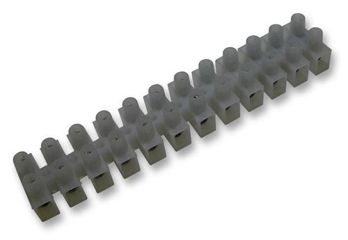 12-WAY TERMINAL BLOCK 24A, TERMINAL BLOCK, BRASS, CURRENT RATING 2 FOR ...