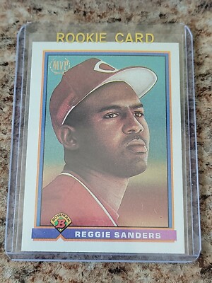 1991 Bowman Reggie Sanders Rookie Card | eBay
