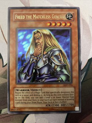 Yu-Gi-Oh! Freed the Matchless General LOD-016 Unlimited Ultra Rare VLP ...