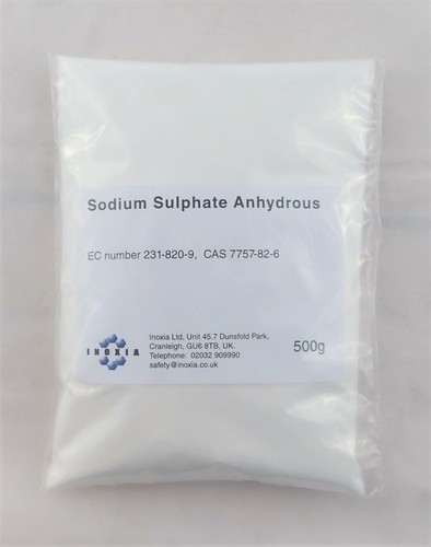 Sodium Sulphate Anhydrous powder, 500g (Sodium sulfate, Glauber's salt ...