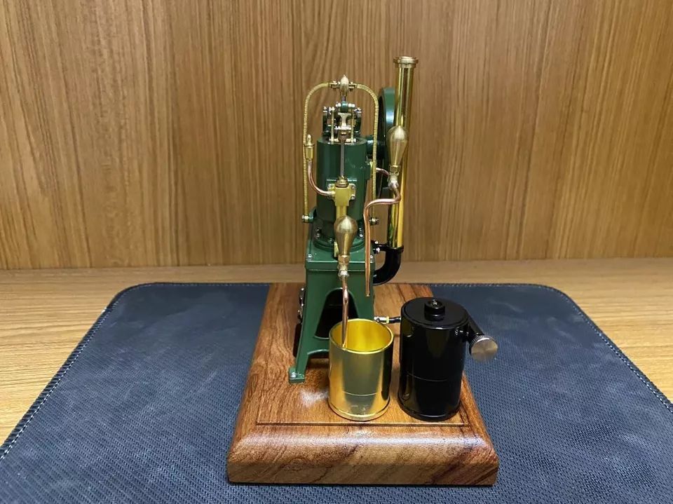 Mini Stirling Engine Green Brass Rider Ericsson Hot Air Pumping Engine ...