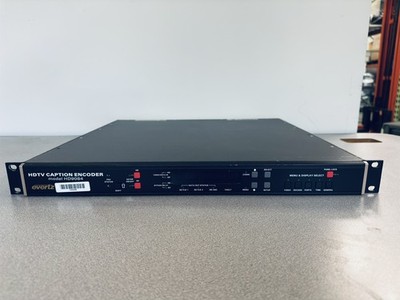 Evertz HD9084 HD DTV Closed Caption Encoder with Power Cords | eBay