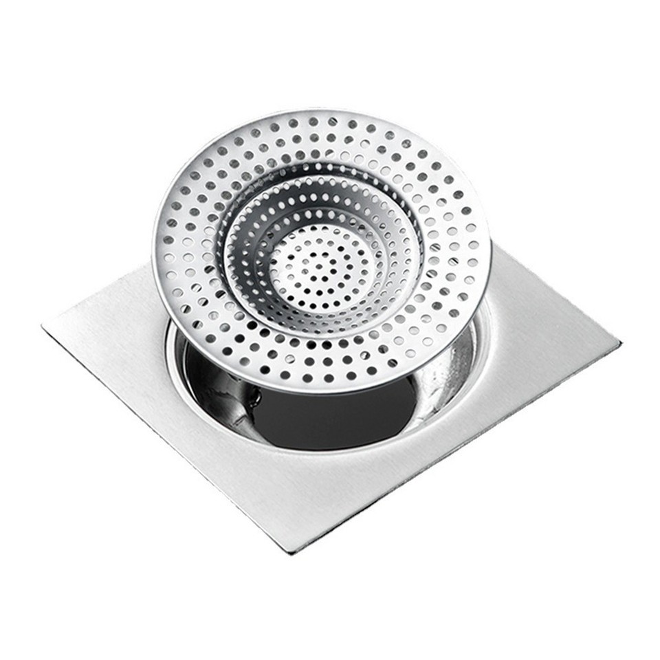 For Bathroom Hair Catcher Floor Drain Filter For Kitchen Smooth Water ...
