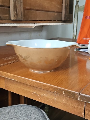 PYREX 1960s Early American Gold 442 1.5 Quart Cinderella Mixing Bowl | eBay