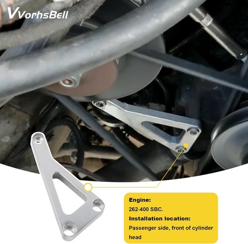 SBC Alternator Bracket Adjustable Kit Compatible with Chevy SBC 305 327 ...