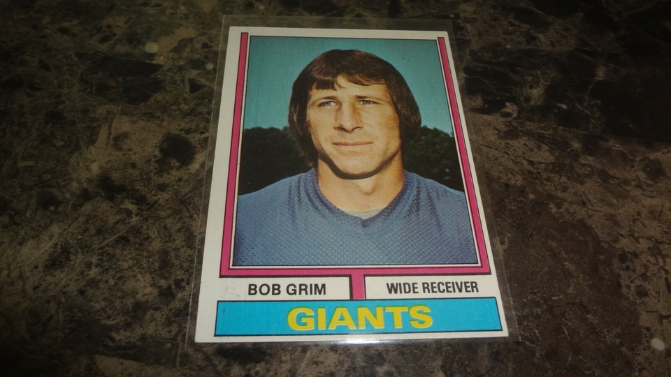 1974 TOPPS # 368 BOB GRIM FOOTBALL CARD | eBay