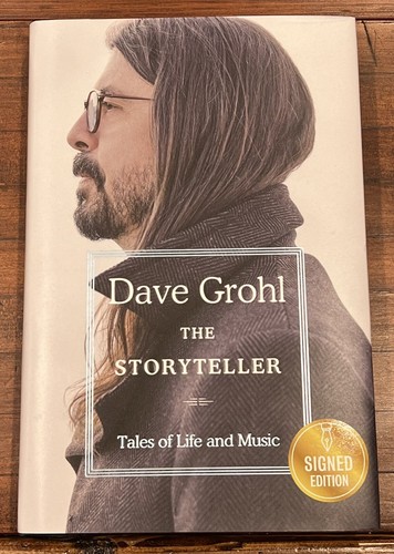 Dave Grohl Signed Storyteller Book Authentic Bold Autograph Nirvana Foo ...