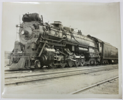 Vintage Santa Fe Engine Locomotive 8X10 Photo Snapshot #5000 | eBay