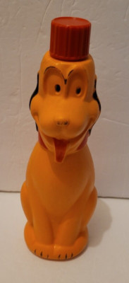 PLUTO vintage Disney SOAKY Bubble Bath CONTAINER Palmolive 1960s TOY ...