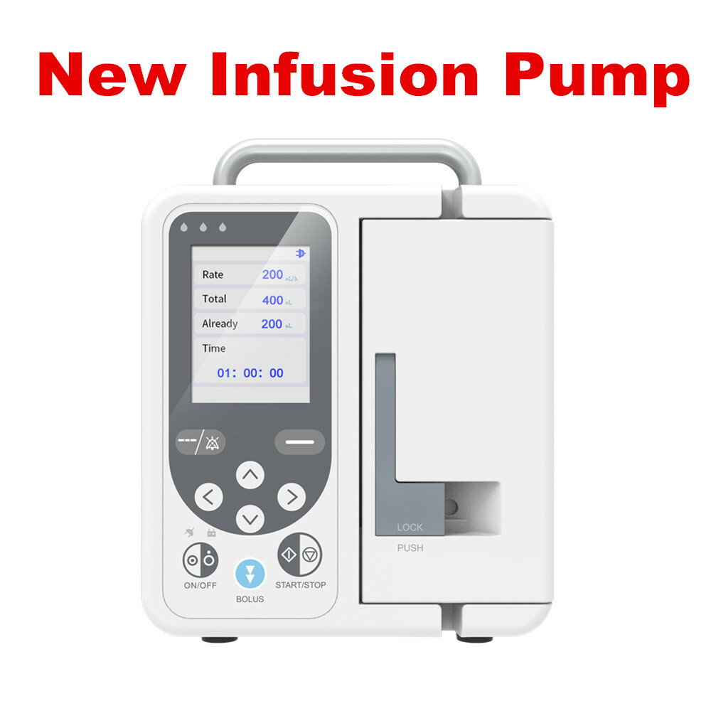 SP750 Portable Volumetric Infusion Pump IV Fluid Flow Control KVO Rate ...