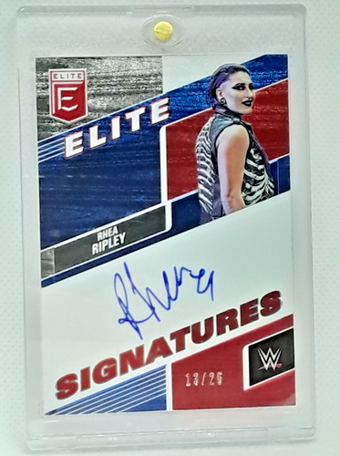 Rhea Ripley 2023 Donruss Elite WWE Signatures - On Card AUTO - BLUE (13 ...