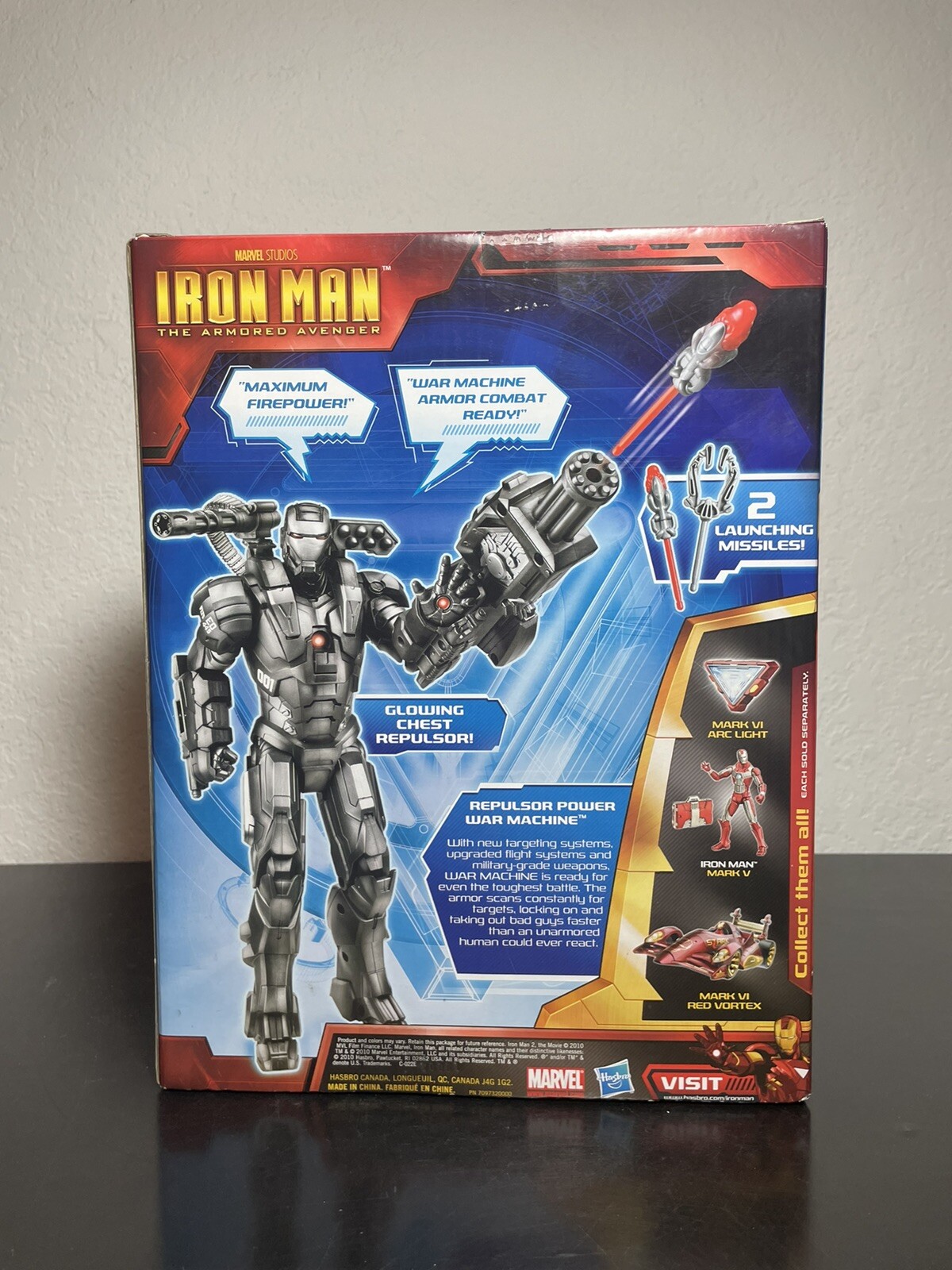 IRON MAN Marvel Avengers REPULSOR POWER WAR MACHINE FREE SHIPPING | eBay