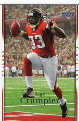 2007 Upper Deck #10 Alge Crumpler Atlanta Falcons | eBay