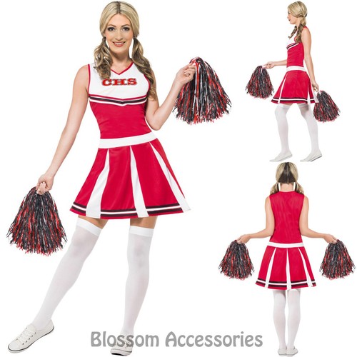 CL722 Cheerleader Dress High School Musical Fancy Dress Costume Glee ...