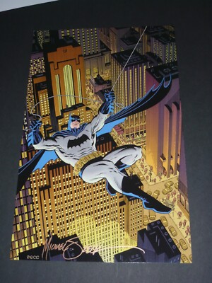 Batman Art Print Signed by Artist Michael Zeck 11x17 | eBay