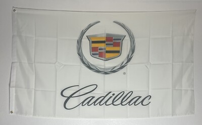 3’ X 5’ Cadillac Logo Flag Ct V Escalade Coupe Seville Deville Mancave ...