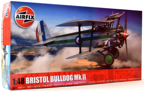 Airfix Bristol Bulldog Mk.II 1:48 Scale Plastic Model Airplane A05141 ...