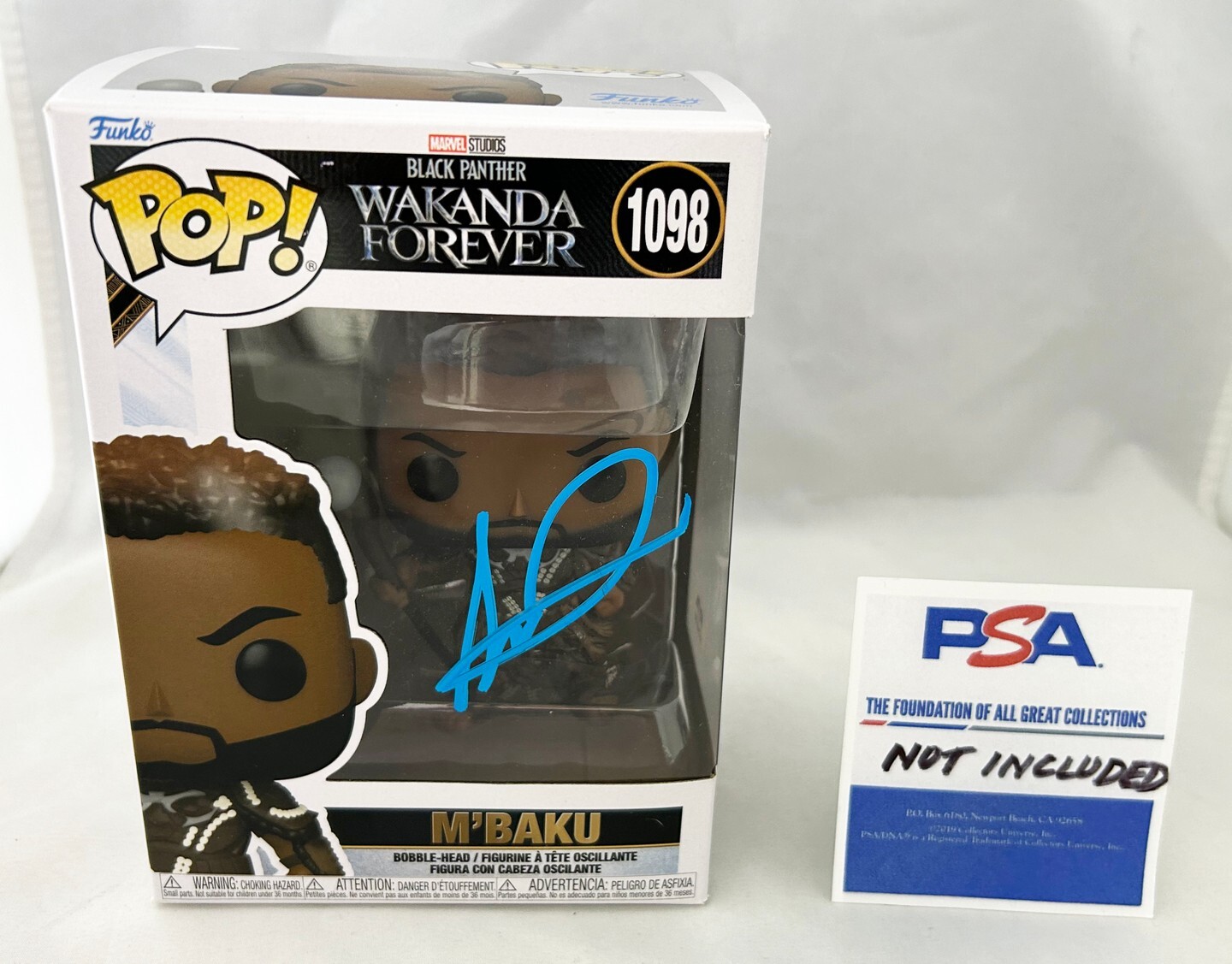 Winston Duke Signed Funko Pop M'Baku Black Panther #1098 PSA/DNA COA | eBay