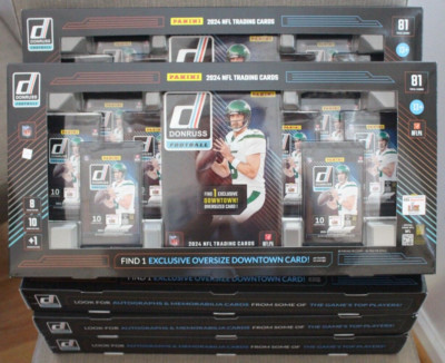 1 New 2024 Donruss NFL Exclusive Costco Box w/ Oversize Downtown Card ...