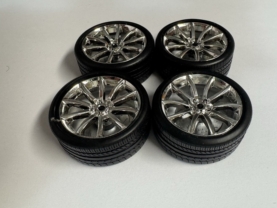 Super Snake Chrome 20” Wheels And Tires 1/18 HTF ! | eBay