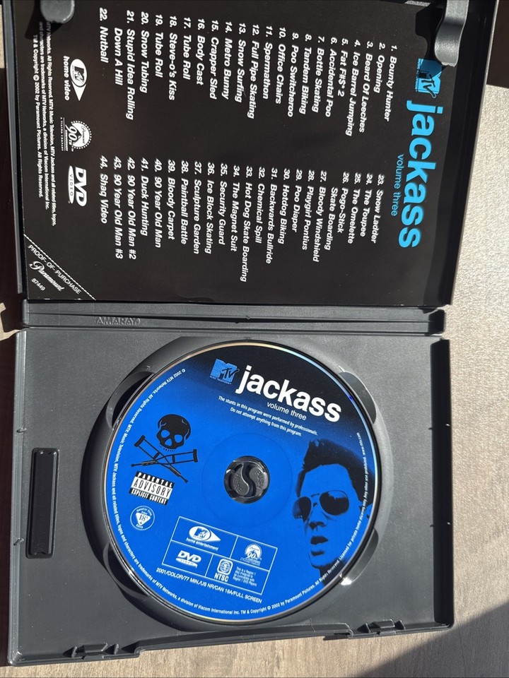 MTV Jackass 3 (DVD, 2002) 97368744943| eBay