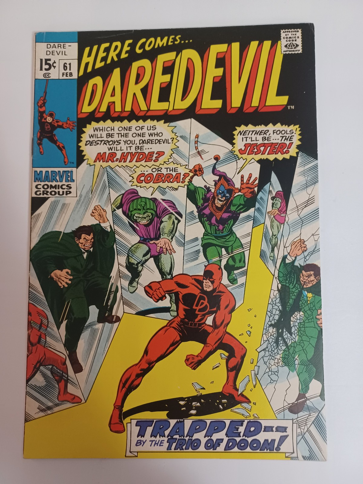Daredevil #61 - Jester - Mr Hyde - Gene Colan - 1970 - FN/VF | eBay