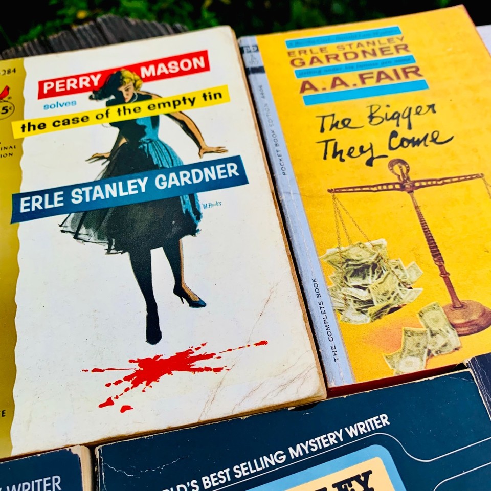 14 Vintage Perry Mason Paperback Books by Erle Stanley Gardner ...