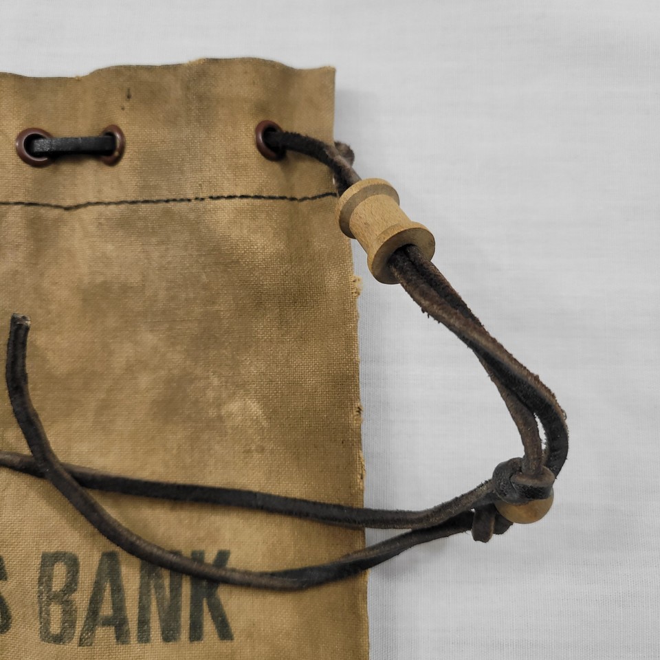 LOT OF 2 VTG Bank Bags Farmers Bank of Carson Valley & American ...