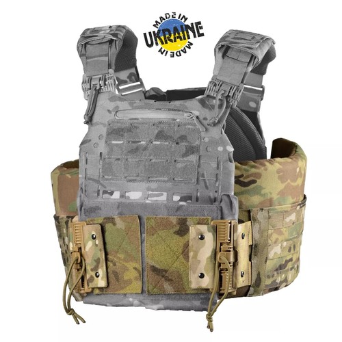 Extended side protection for plate carrier with adjustment camo ...