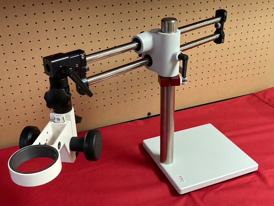 Ball-Bearing Dual-arm Boom Stand for Stereo Microscopes 16 Inch High ...