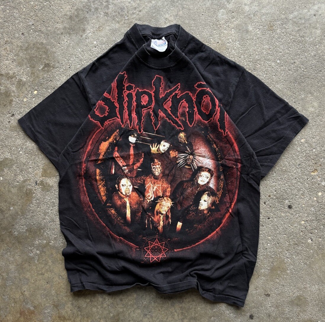 Vintage Early 2000s Band Concert Slipnot t-shirt! - Gem
