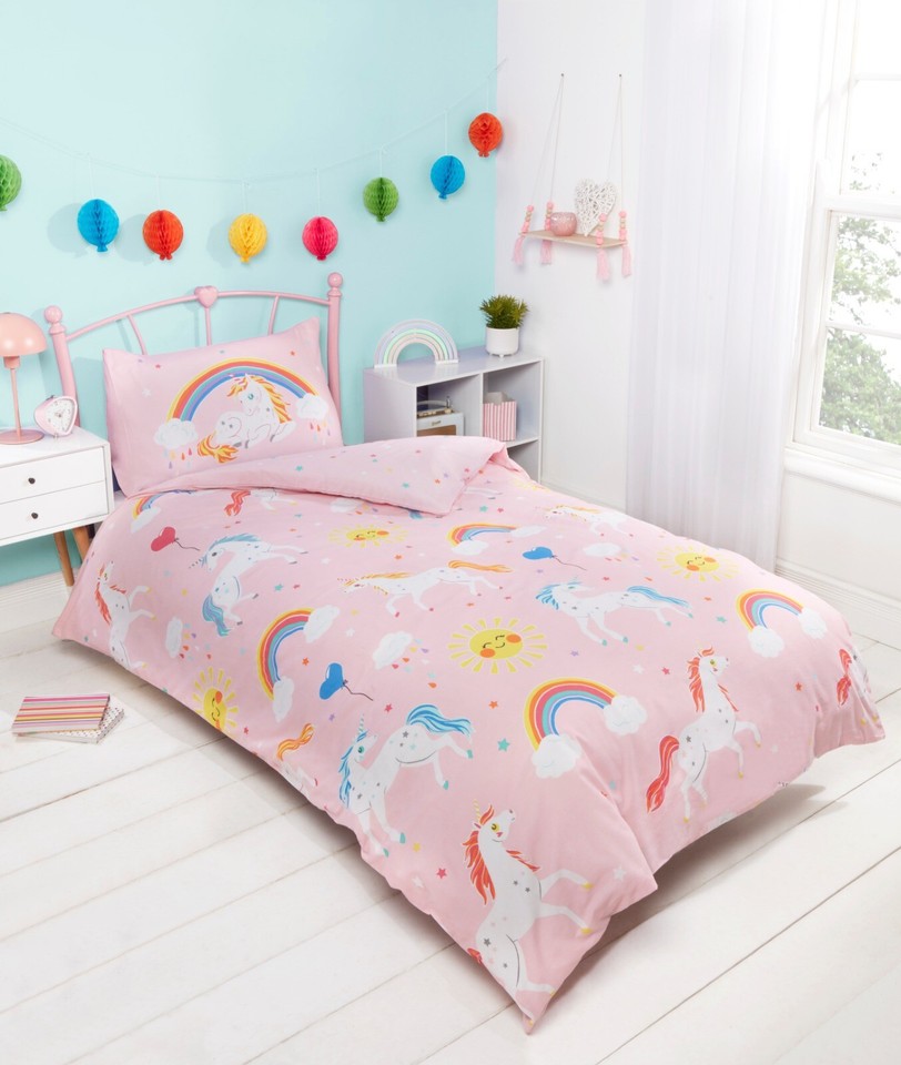 Children Kids Bedding Duvet Sets Quilt Cover Single Double Toddler Boys ...