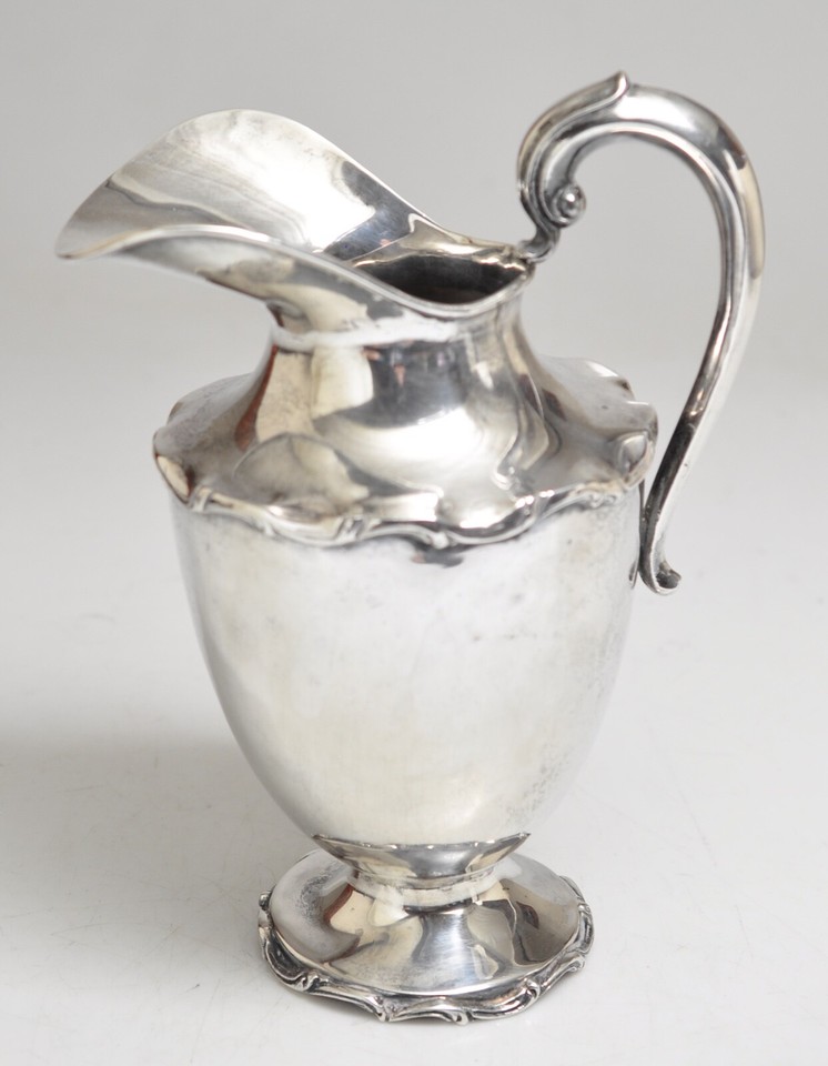 Lg Taxco Mexican Sterling Silver Water Pitcher Hallmark WM California ...