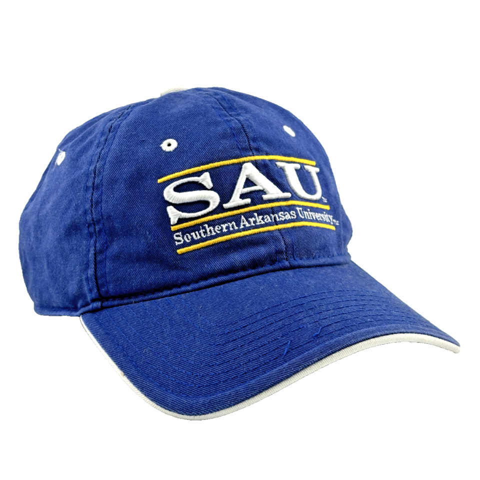 Adult SOUTHERN ARKANSAS UNIVERSITY SAU CAP Blue - OSFM - Adjustable | eBay