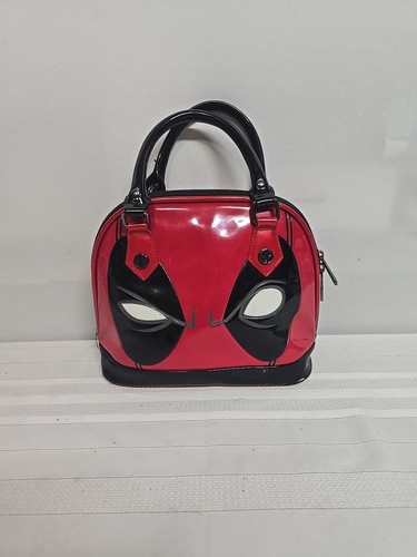 Loungefly x Deadpool Mini Dome Bag Marvel Purse Handbag Red Black | eBay