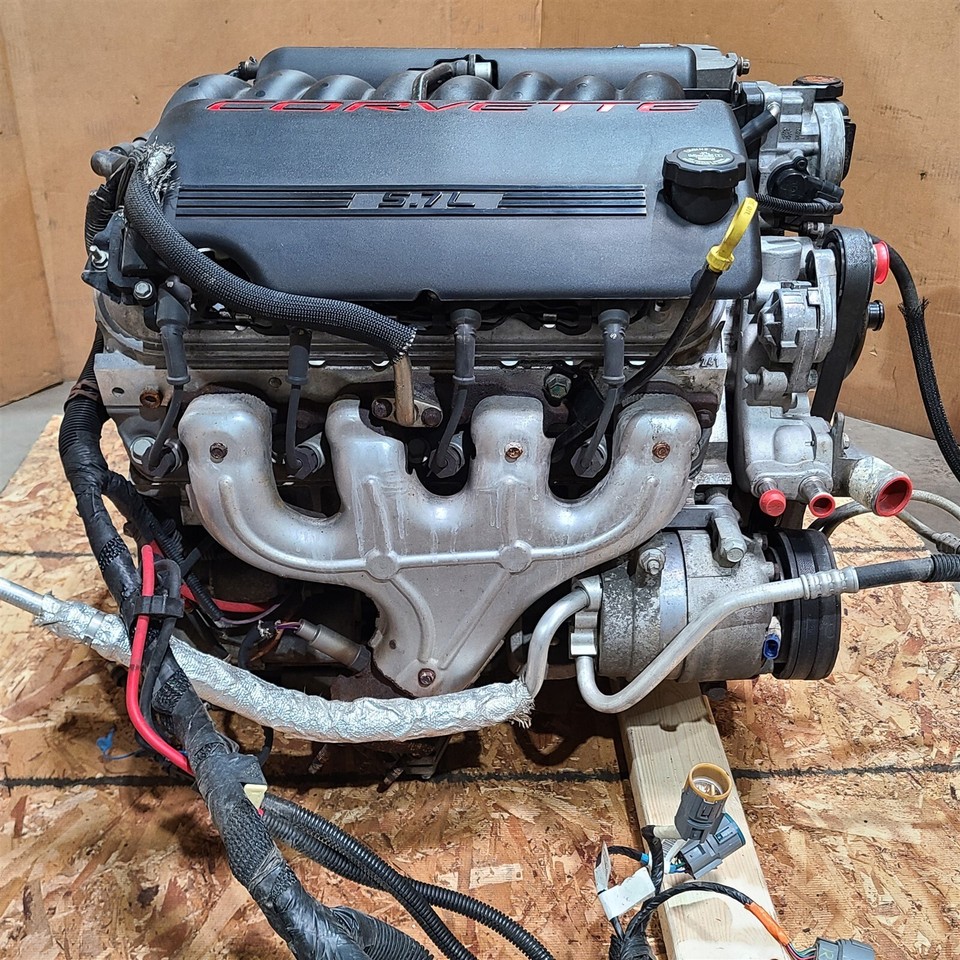2001 Corvette C5 Complete Engine LS1 Drop out 5.7L 350Hp 118k Aa7349 | eBay