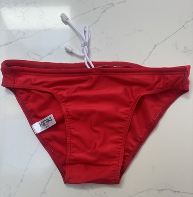 Men’ Kiniki Swim Wear Classics Red Full Back Size Large Swimmers L Swim ...