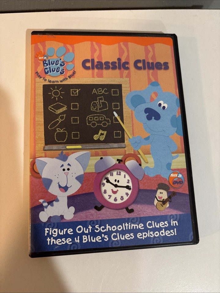 Blue’s Clues Dvd Set of 2 Snacktime Play date And Classic Clues | eBay