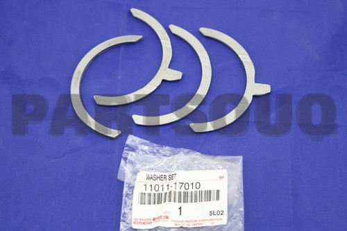 1101117010 Genuine Toyota WASHER SET, CRANKSHAFT THRUST 11011-17010 | eBay