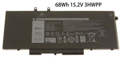 68Wh Battery for Dell Inspiron 7500 2-in-1 Black 7506 2-in-1 Black ...