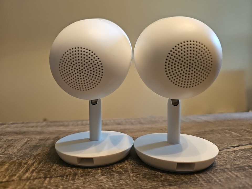 2 Pack Google A0053 Nest Cam IQ Indoor Full HD Wi-Fi Home Security ...